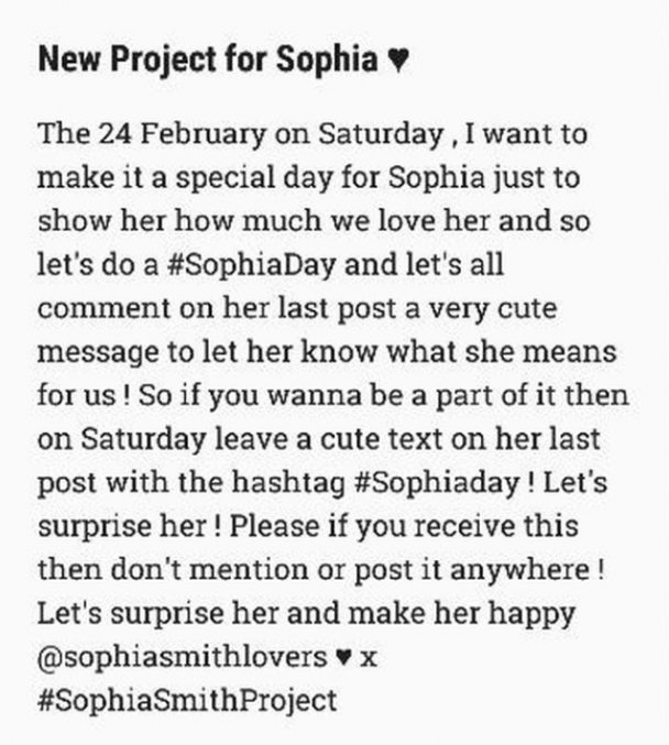 Sophia Smith's Fans host a 'Sophia Day' on Instagram - Fuzzable