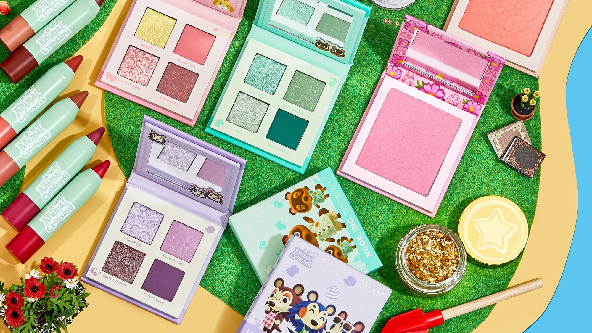 ColourPop team up with Nintendo for adorable Animal Crossing collection ...